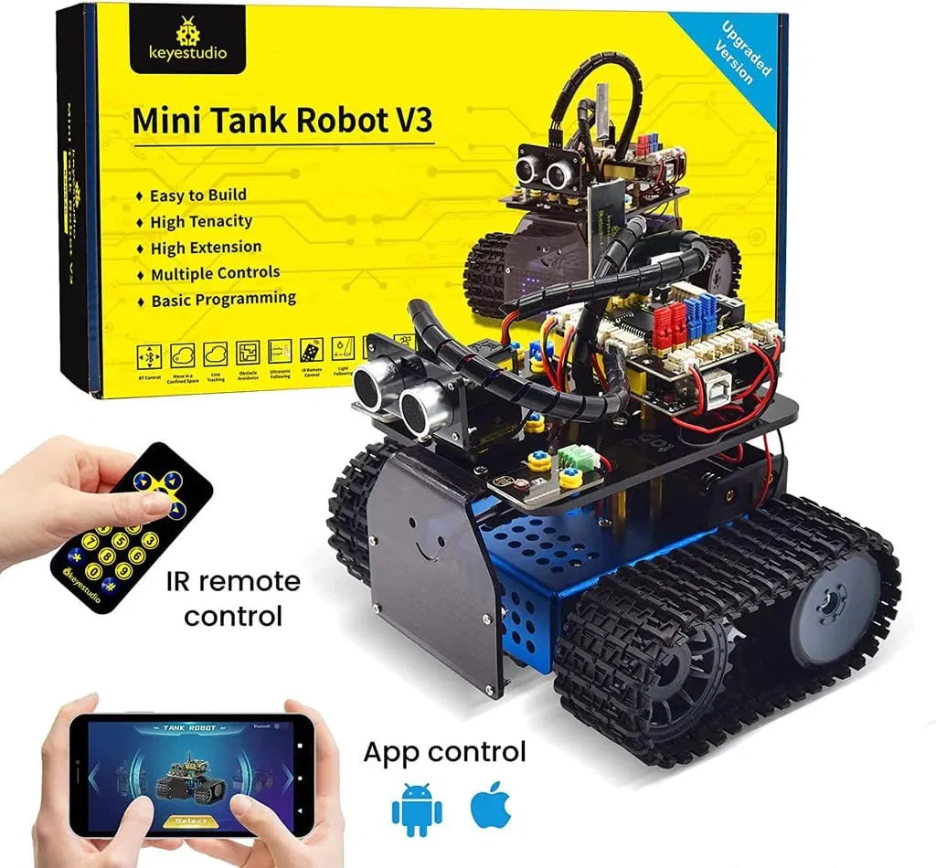 Keyestudio DIY Mini Tank V3.0 — Microelectronica | Магазин микроэлектроники