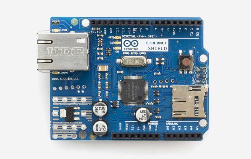 Arduino Ethernet Shield — Microelectronica Магазин микроэлектроники